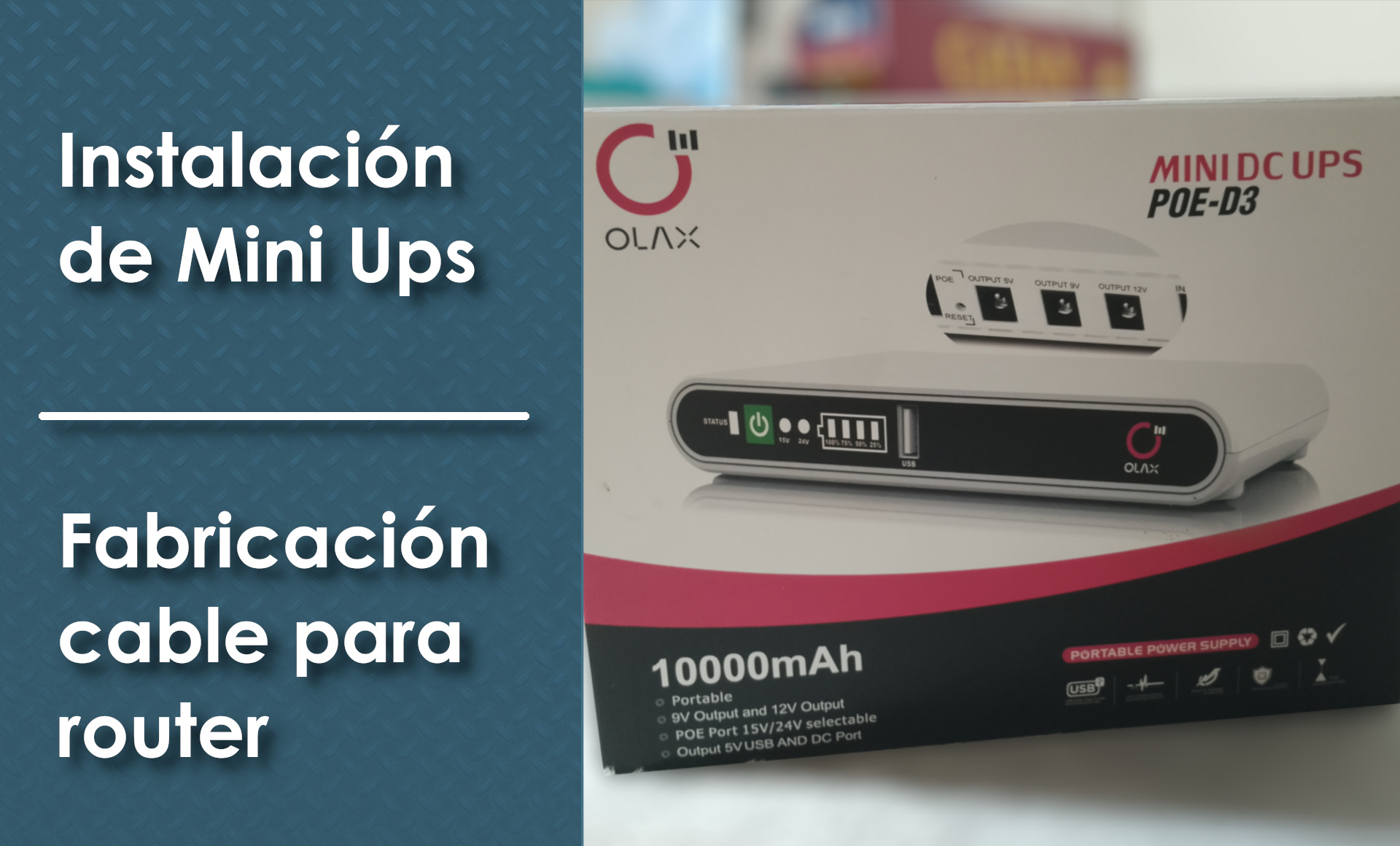 Mini UPS Poe-D3 / Energía Ininterrumpida para tus Dispositivos - ☑️ Review [ES-ENG] - 3speak ...